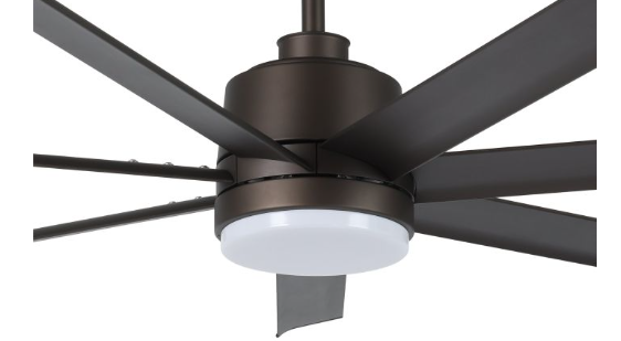 TOURBILLION FAN LT 18W LED TRI-COL BLK